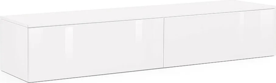TV stolek 2,1 lesklá bílá Legs Box