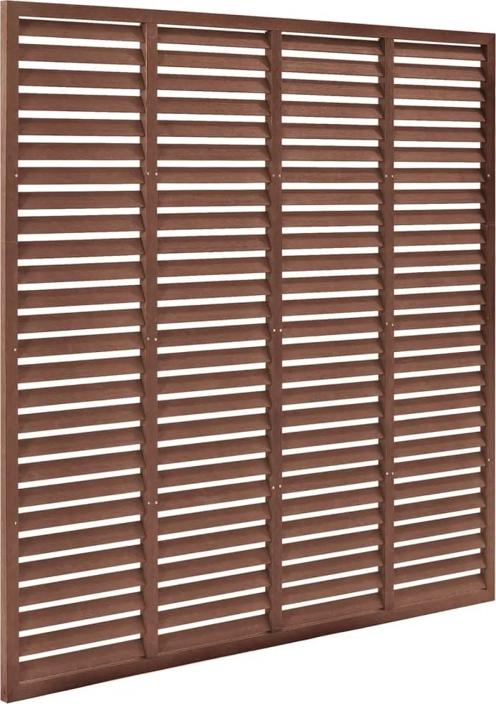 vidaXL Lamelový plot WPC 180 x 180 cm [318107] Barva: Tmavě šedá