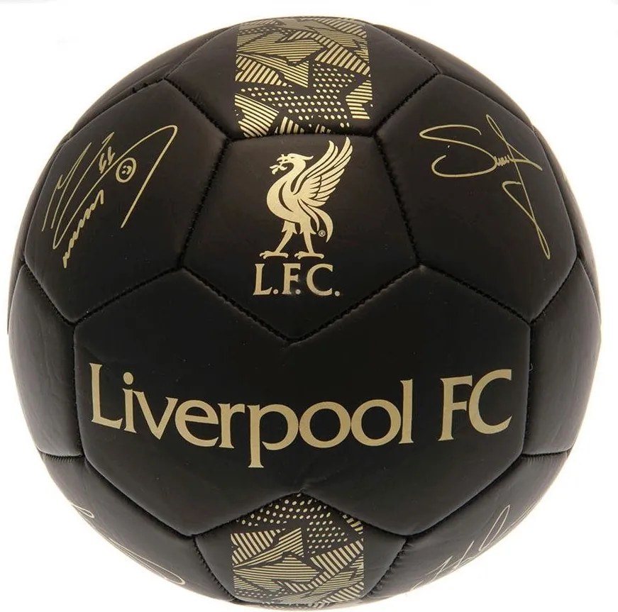 Fotbalový míč fan-shop mini liverpool fc signature gold