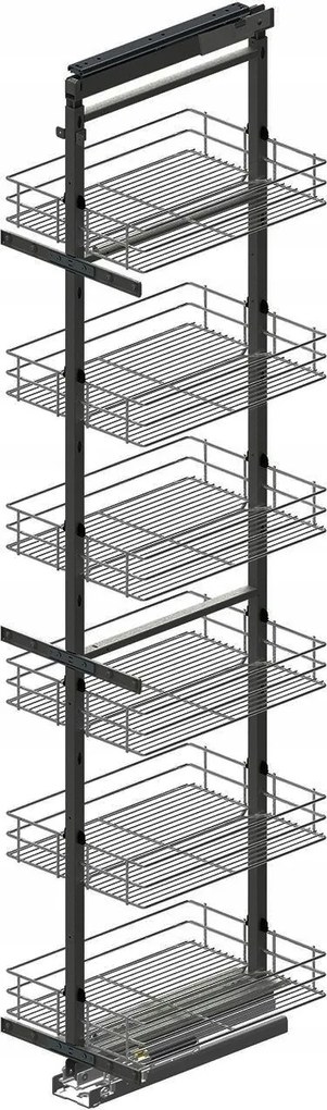 Koš Cargo Maxi 30 Do Skříňky 30 CM 1900-2100 6P Grafit S Tlumením Dovírání Rejs