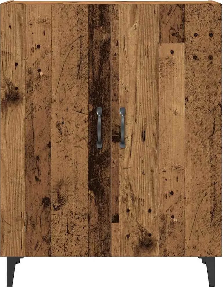 Příborník se nástěnná skříňka old wood kompozitní dřevo 3329223