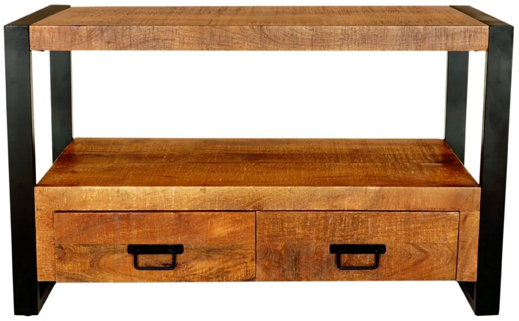 furniture-nabytek.cz - TV stolek masiv z dřeva mango 100x60x45