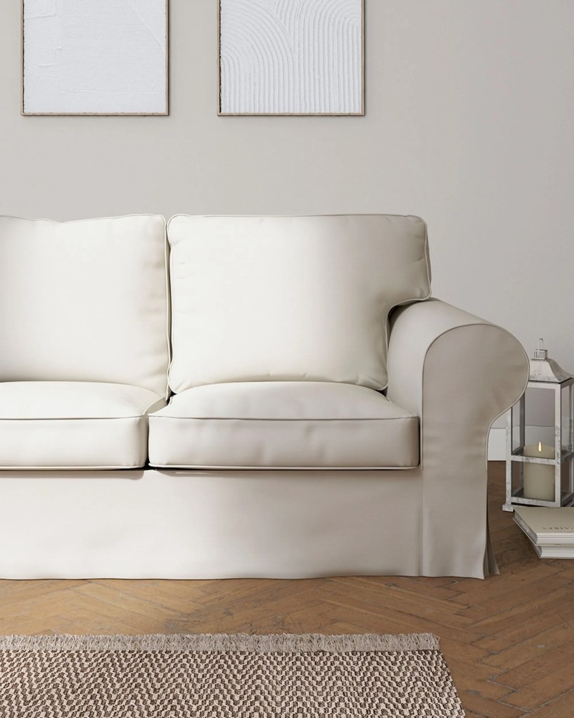 Potah na pohovku IKEA Ektorp 3-místná rozkládací, NOVÝ MODEL 2013 barva šedá