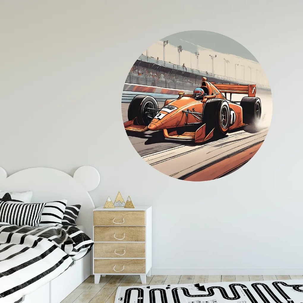 PIPPER. Kruhová samolepka na zeď "Formula" Velikost: 60cm