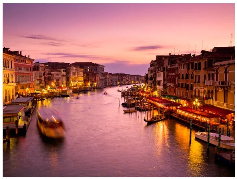 Fototapeta - City of lovers, Venice by night