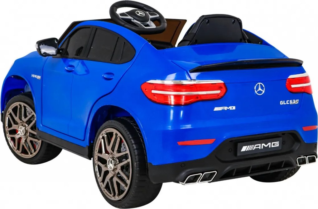 Ramiz Elektrické autíčko Mercedes Benz GLC63S SUV pro děti modré + dálkové ovládání
