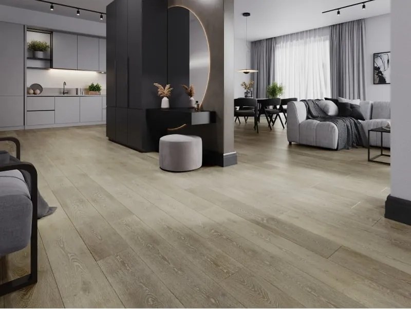 Mexen Jasper vzorek vinylových panelů SPC 6,5 mm, podložka IXPE 1,5 mm, 4 V-drážka, Dub - F1018-S