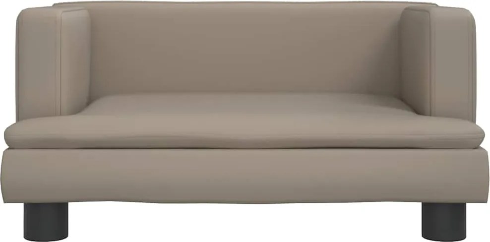 Pelíšek pro psy cappuccino 60 x 40 x 30 cm umělá kůže 171917
