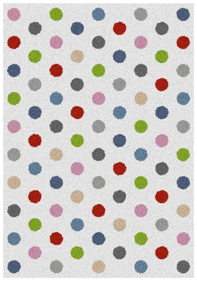 Koberec Universal Norge White Dots, 160 x 230 cm