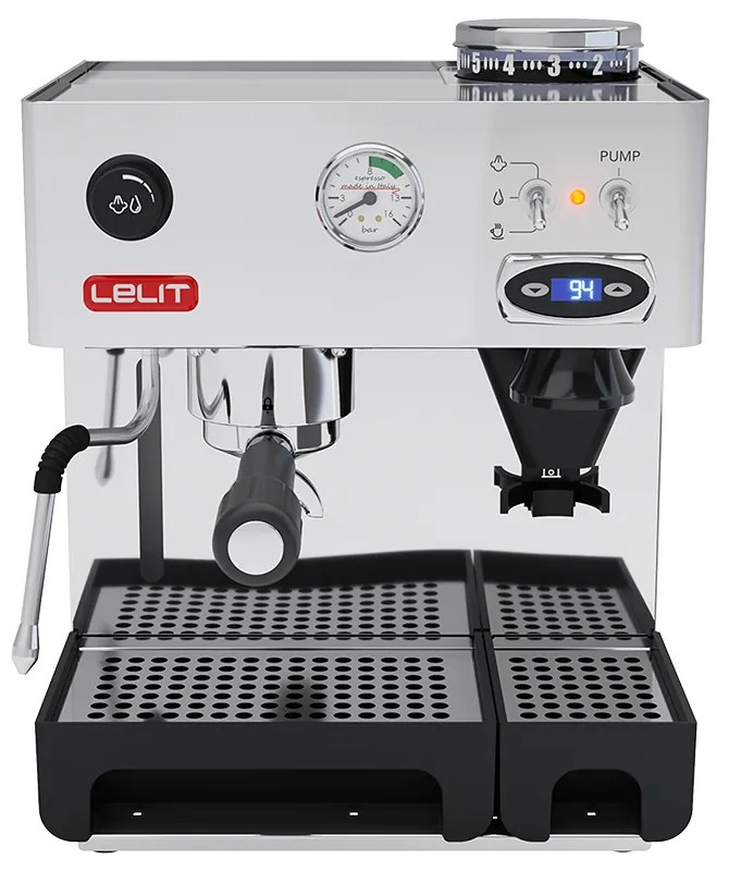 Lelit Anita PL042TEMD espresso kávovar - stříbrný