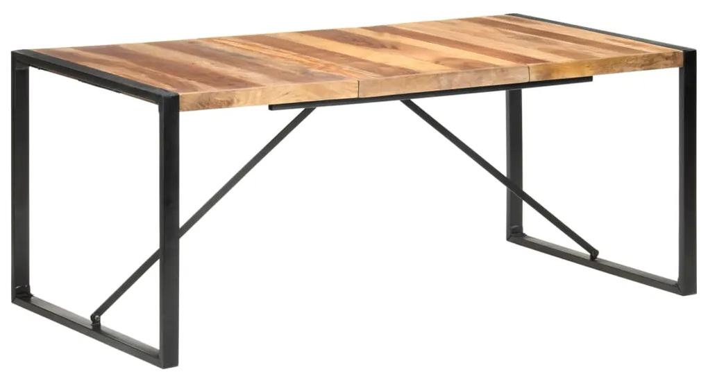 Jídelní stůl 180 x 90 x 75 cm masivní dřevo sheeshamový povrch - Default Title