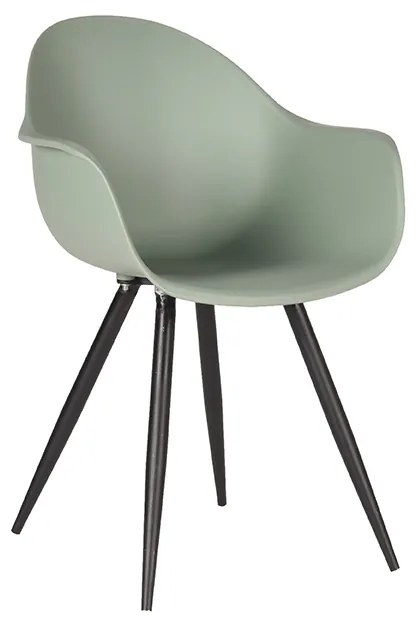 LABEL51 Dining chair Luca - Forest - Plastic Color: Forest