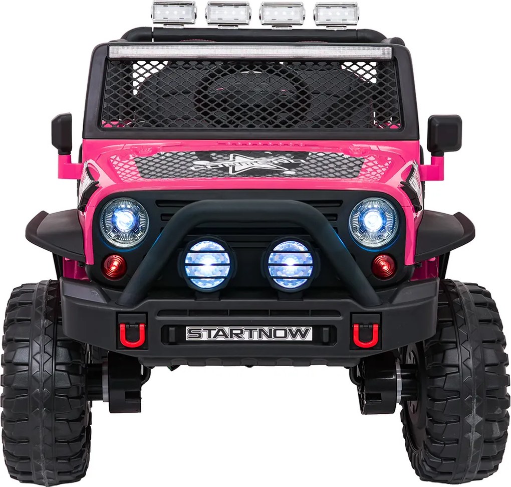 Ramiz Auto Jeep BEAST 4x4 růžové