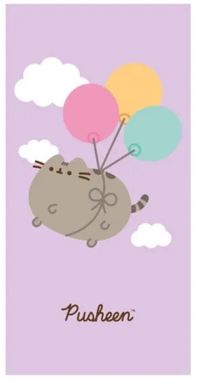 Carbotex Osuška Kočička Pusheen Kurz létání 70x140 cm