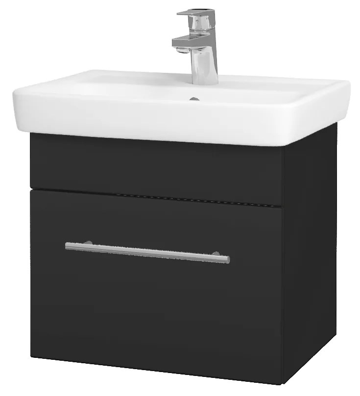 Dřevojas Koupelnová skříň SOLO SZZ 50 Varianta: N01 Bílá lesk / Úchytka T01 / D15 Nebraska