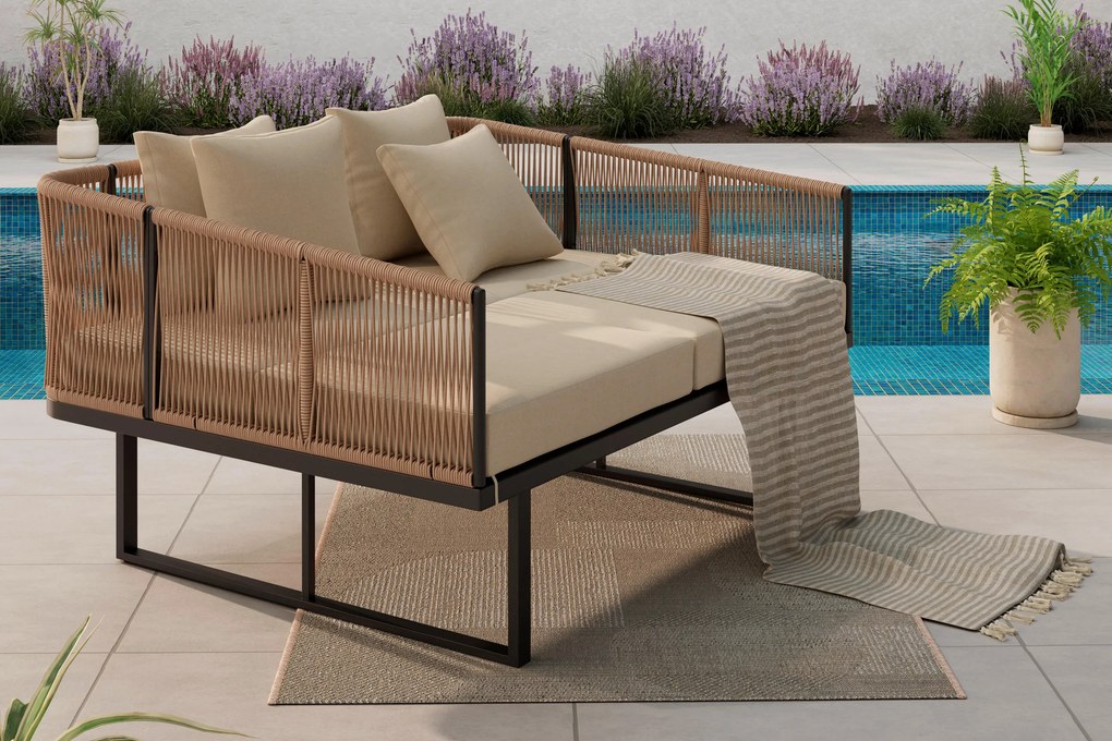 XXXLutz RELAXAČNÍ OSTRŮVEK plast, textil Ambia Garden - Online Only zahradní nábytek - 002014028301