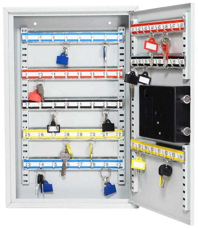 Skříňka na klíče s elektrickým zámkem S-64 EL, na 64 klíčů