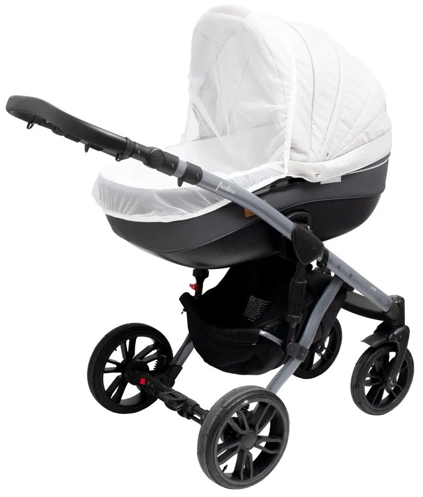 Moskytiéra na kočárek New Baby Basic bílá
