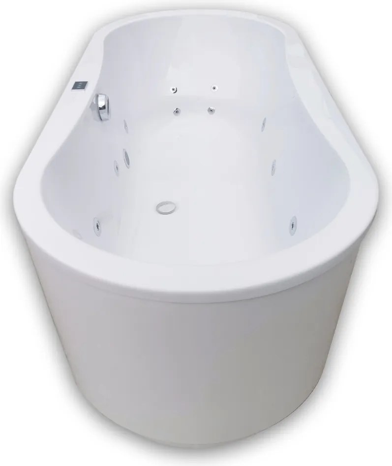 Essente ExclusiveLine SORENA OVAL PLUS 180x80  hydromasážní vana 180 × 80 cm HYDROMASÁŽNÍ SYSTÉM: ADVANCED