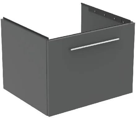 Ideal Standard i.Life B - Umyvadlová skříňka 60x44x51 cm, 1 zásuvka, šedý matný křemen T5269NG