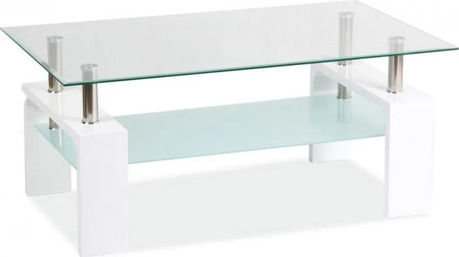 Casarredo Konferenční stolek LISA BASIC II - bílý