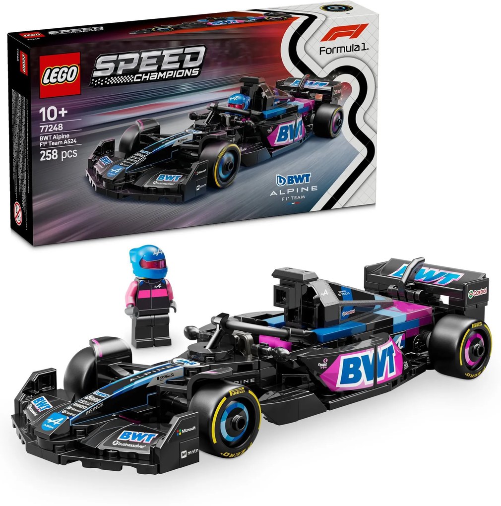 Lego speed champions 77248 závodní auto bwt alpine f1 team a524 5702017816159