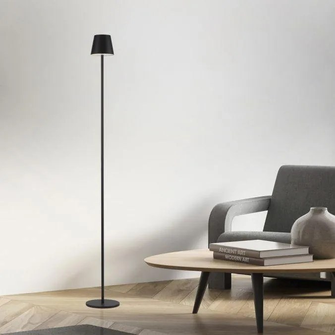 LD 19252-18 LED bateriové svítidlo černé, stojací a stolní lampa, dotykový stmívač, IP54 pro venkovní použití 3000K - JUST LIGHT