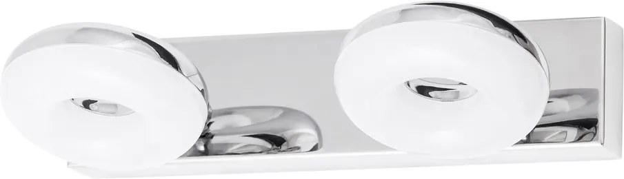 Rábalux Beata 5717 nástěnné koupelnové lampy  chrom   kov   LED 2x 5W   930 lm  4000 K  IP44   A+