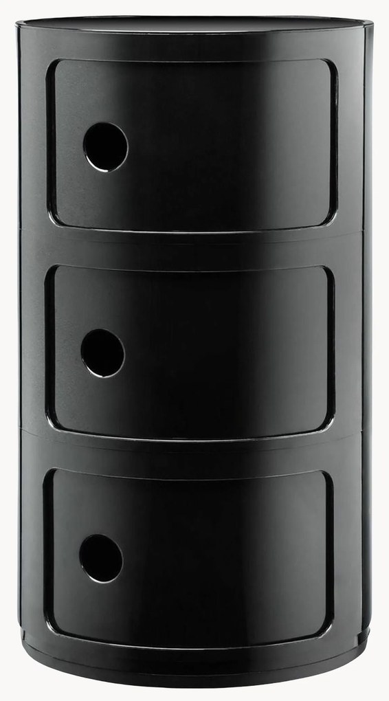 Designový odkládací stolek Componibili, 3 moduly