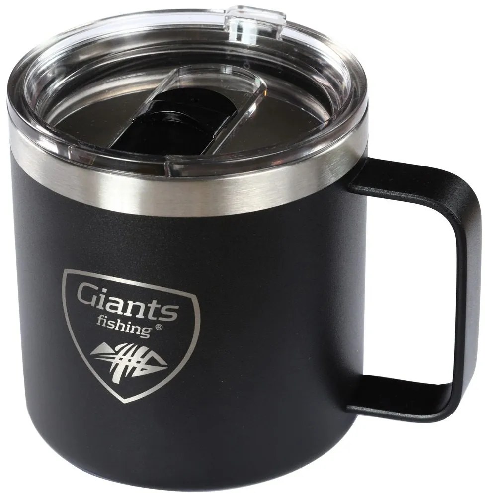 Giants Fishing Nerezový thermo hrnek Black Stainless 400ml