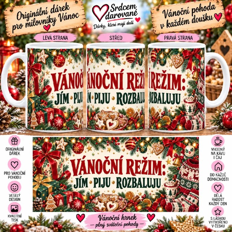 Vánoční hrnek 300 ml – Vánoční režim