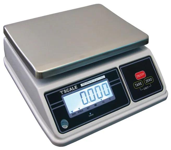 Voděodolná stolní váha TSCALE SW, 15 kg