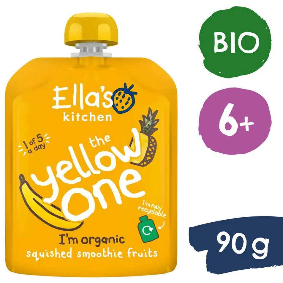 Ella's Kitchen BIO Yellow one ovocné pyré s banánem 90 g
