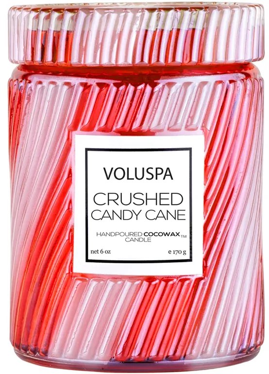 Voluspa – vonná svíčka Crushed Candy Cane (Peprmintové lízátko), 170 g