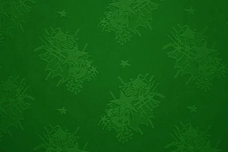 Ubrus vánoční - Zelená, Velikost O 70