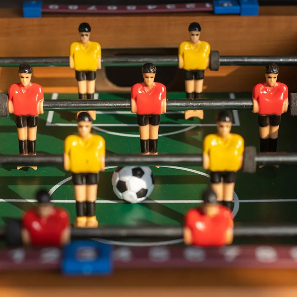 LEAN Toys Sportovní dovednostní hra – stolní fotbal pro děti, stůl 51 x 31 cm