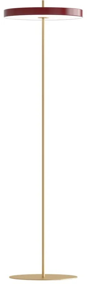Červená LED stmívatelná stojací lampa s kovovým stínidlem (výška 151 cm) Asteria Floor – UMAGE