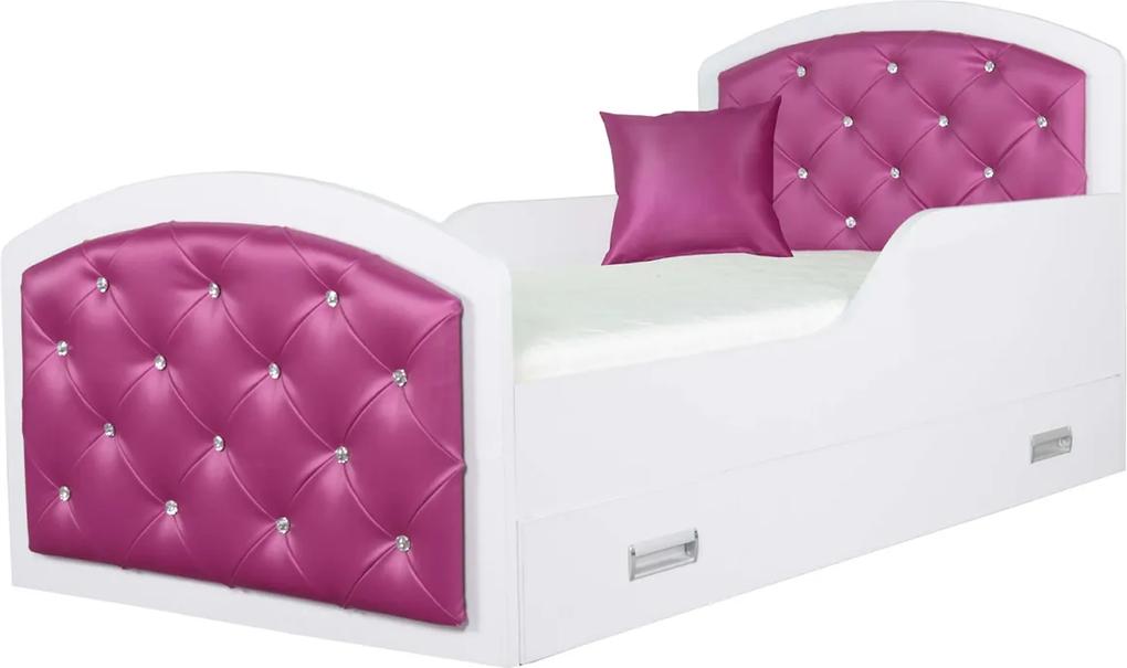 AMI nábytek Čalouněná postel CD3 80x160cm+ zásuvka + matrace + polštář