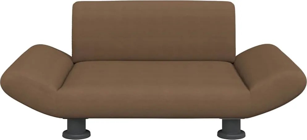 Pelíšek pro psy hnědý 70 x 45 x 28 cm textil 171998
