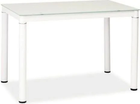 Nábytkáři ORFA GALANT (GALANTB=1 balík) jídelní stůl sklo tvrzené BÍLÁ/nohy bílá 110x75x70 (S) (K150-E)