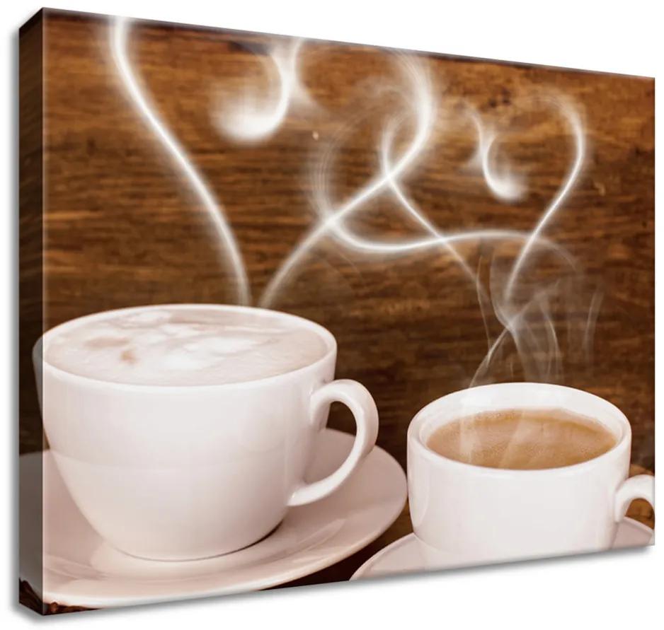 Gario Obraz na plátně Romantika při kávě Velikost: 40 x 30 cm