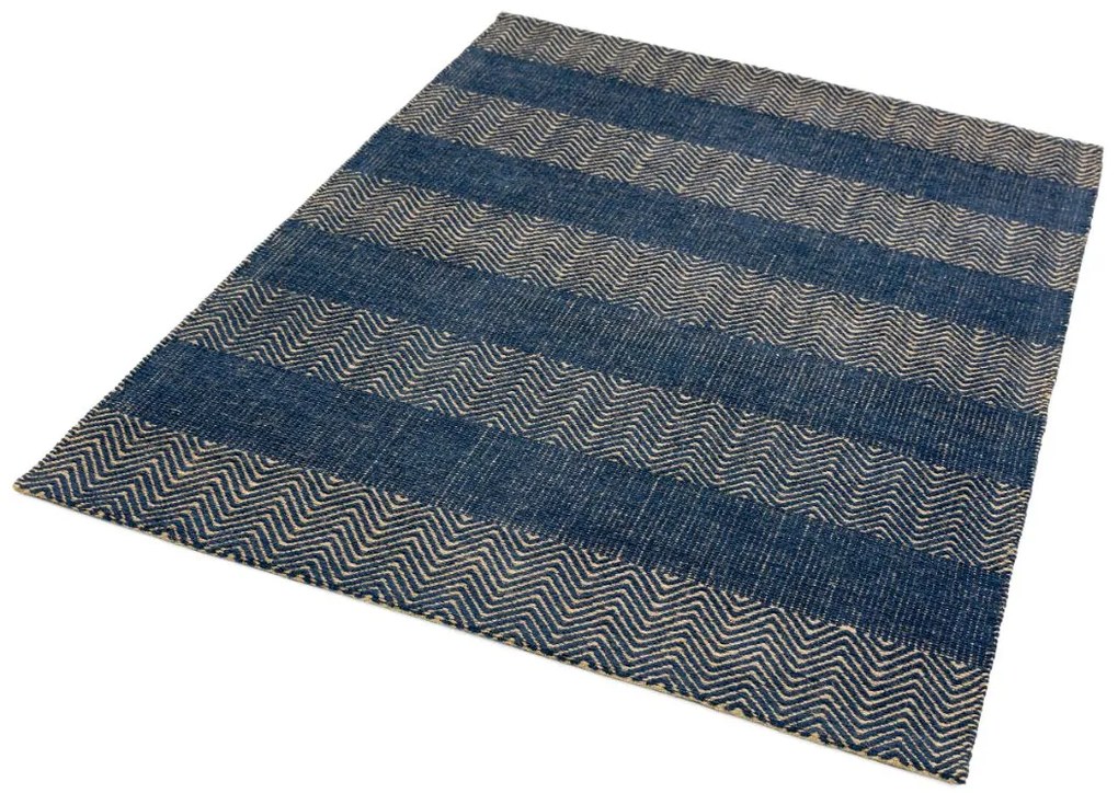 Modrý koberec Rebel Navy Blue Rozměry: 160x230 cm