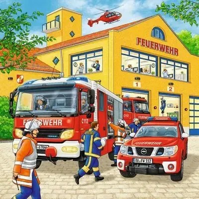 Ravensburger Hasiči - 3x49 dílků / od 5 let