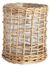 Lucerna Grusvik Glass Rattan 17 cm Storefactory Scandinavia