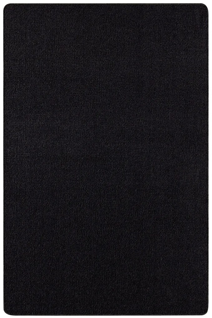 Hanse Home, Kusový koberec Nasty 102055 Schwarz, 200x300, černá, chodba / předsíň