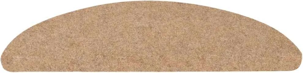 Samolepicí rohože na schody 30 ks béžová 56x17x3 cm 3365895