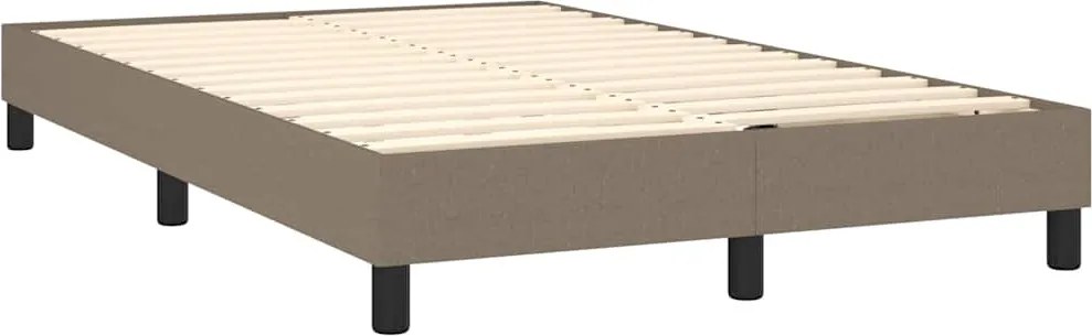 Rám postele s boxspringem taupe 120 x 200 cm textil 3120504