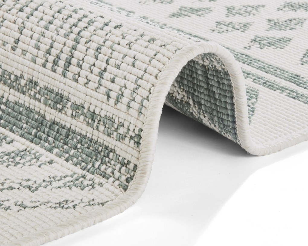 Hanse Home, Kusový koberec Twin Supreme 103861 Biri Green/Cream – na ven i na doma, 80x150, zelená, chodba / předsíň