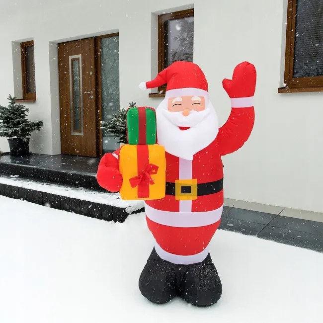 Nafukovací Santa Claus s LED osvětlením 150 cm