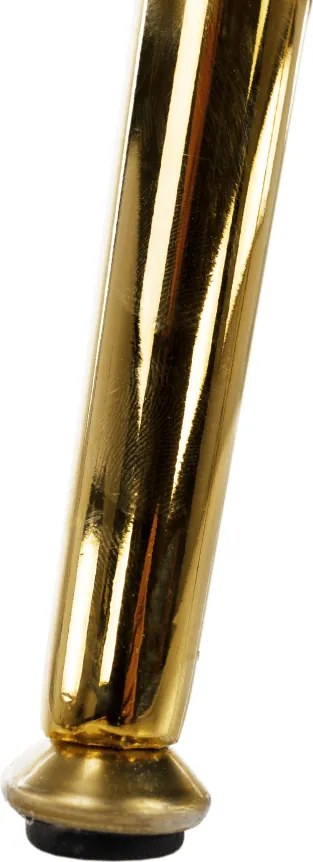 Křeslo ve stylu Art-deco, hořčicová Velvet látka/gold chrom-zlatý, NOBLIN